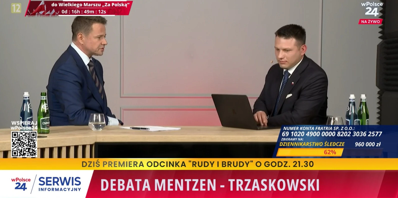 Ale komedia! Trzaskowski u Mentzena jest za likwidacją TVP Info i deklaruje uczestnictwo w ...